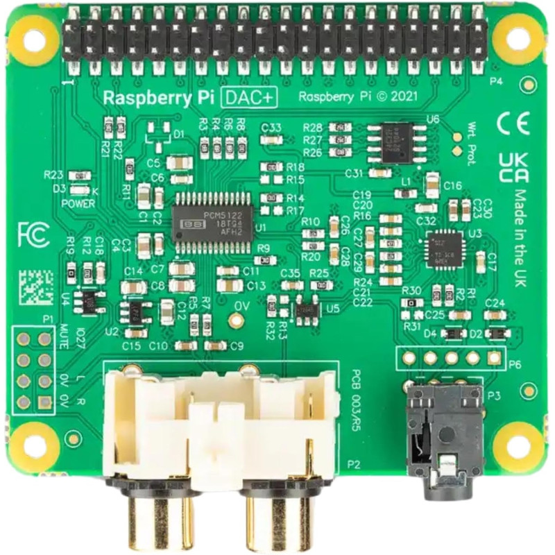 Raspberry Pi DAC Audio IQaudio DAC + - Letmeknow