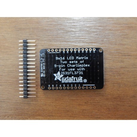 LED Charlieplexed Matrix - 9x16 LEDs - Vert - Letmeknow