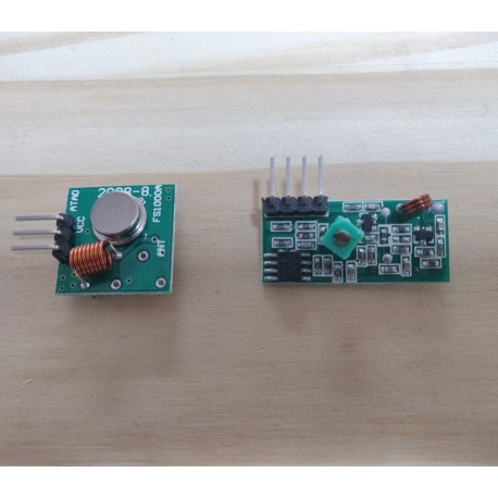 Module recepteur sans Fil RX470 433 MHz RF + Module émetteur sans Fil ...