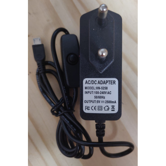 Alimentation 5V 2.5A micro usb - Letmeknow