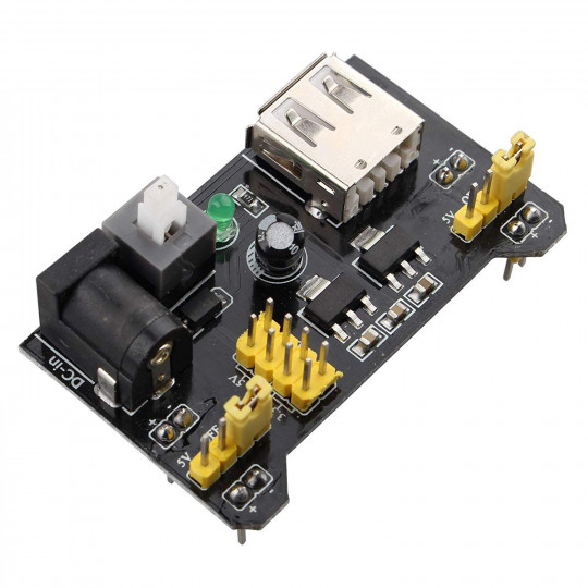 Module d'alimentation pour breadboard 3.3V et 5V - Letmeknow