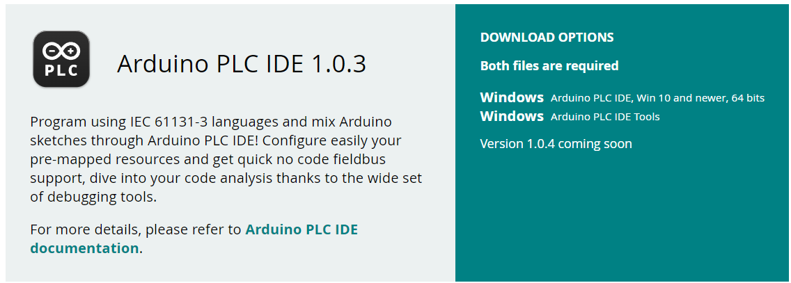 Essais de l'IDE PLC pour Arduino - Letmeknow