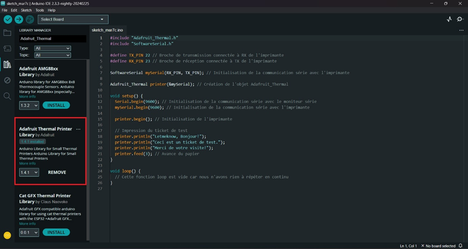 Blog électronique programmable et impression 3d - Letmeknow